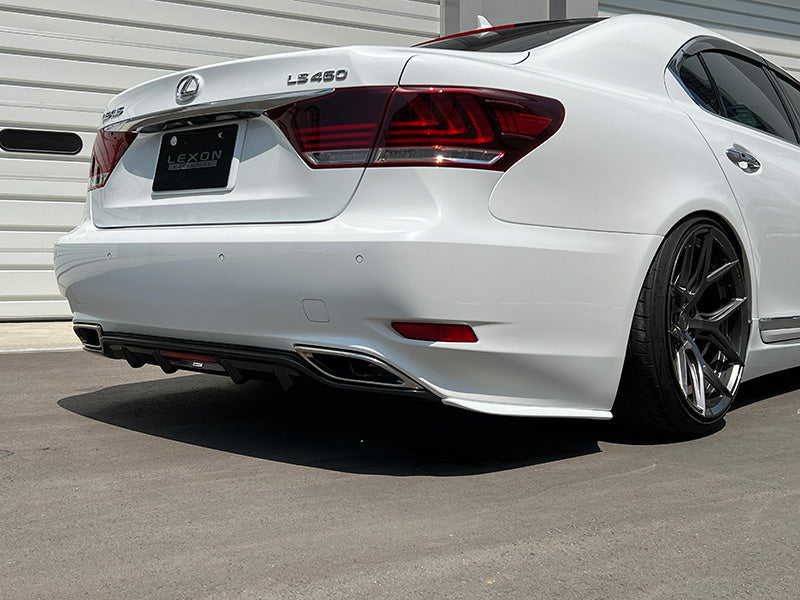 LEXON - Rear Side Splitter- Lexus LS (2013-2017) | APEXi USA