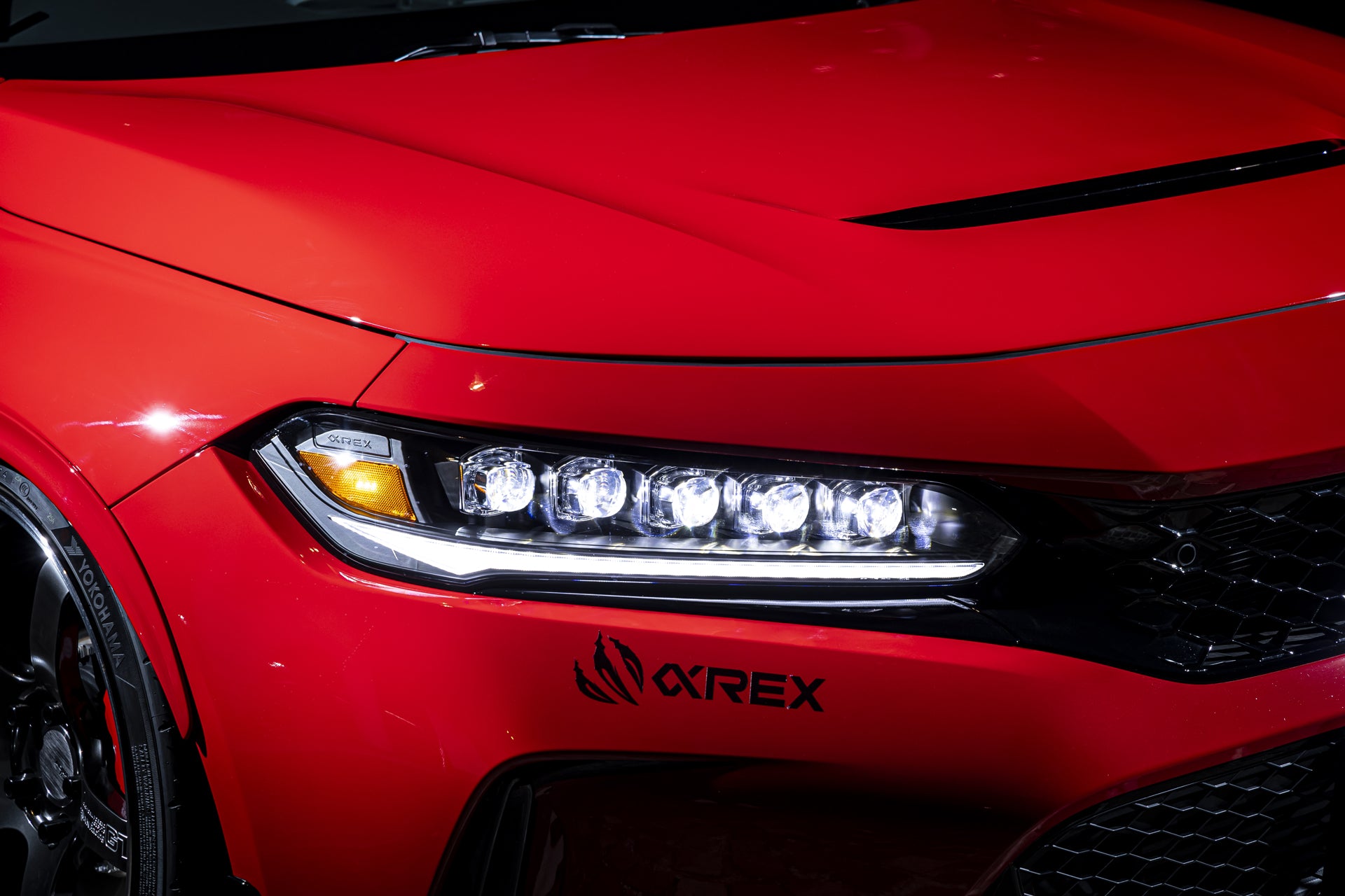 ALPHAREX - NOVA-Series LED Projector Headlights - Honda Civic (2022-20 ...