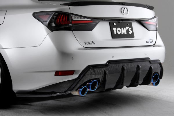 TOM'S Racing - Carbon Rear Bumper Diffuser for 2016+ Lexus GSF ** Pre ...