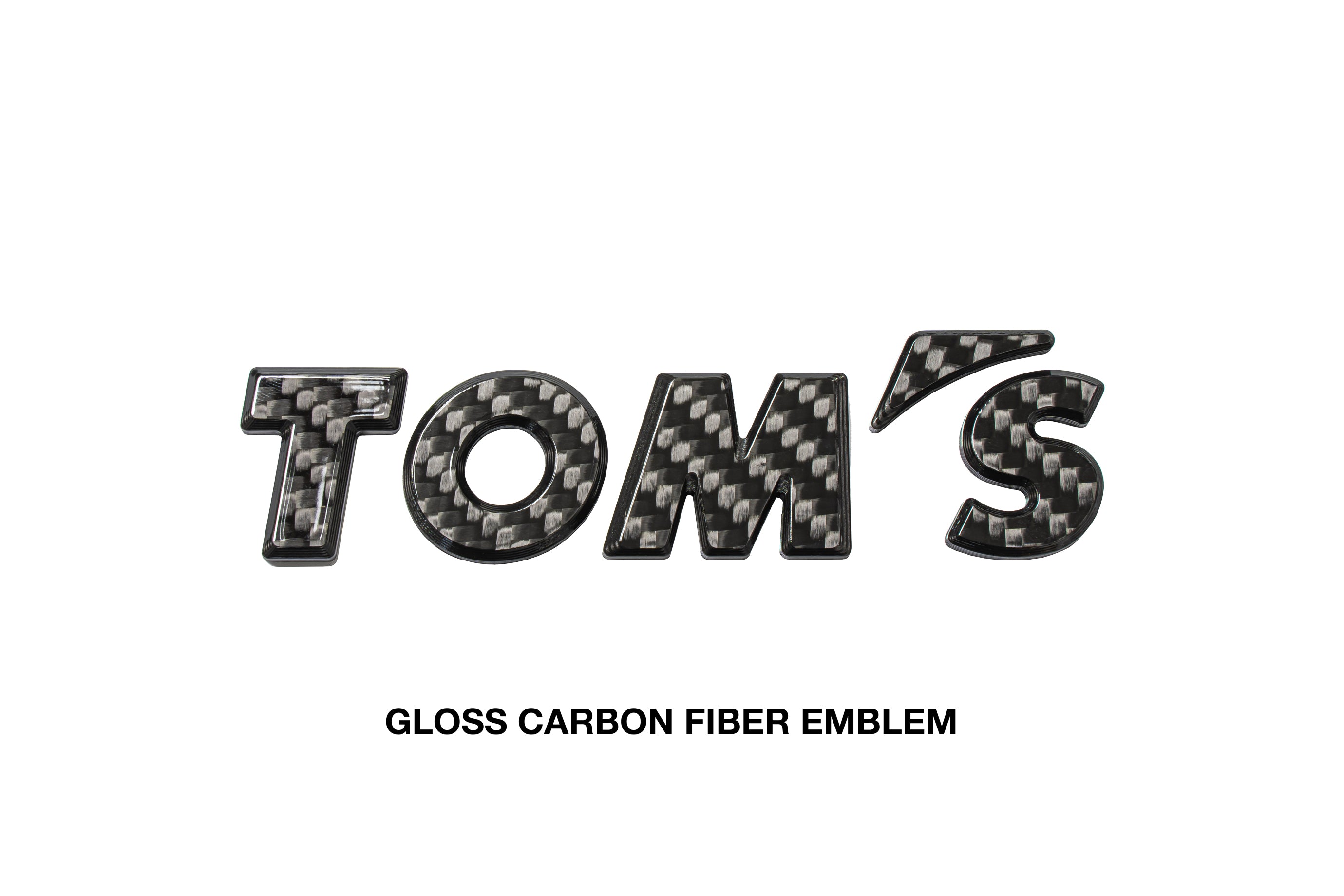 TOM'S Racing - Carbon Fiber Logo Emblem Badge | APEXi USA