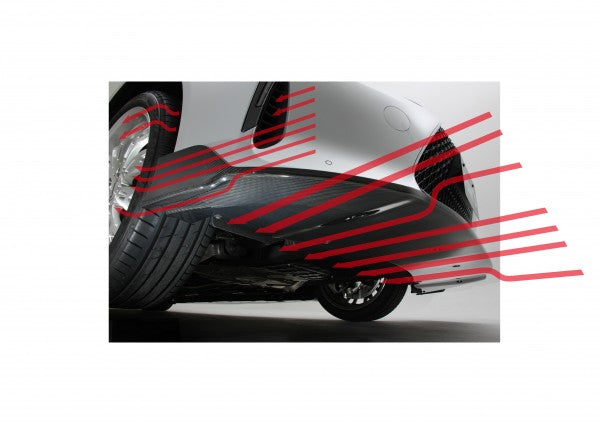 TOM'S Racing - Dry Carbon Front Diffuser - 2018+ Lexus LC500, 2021+ LC ...